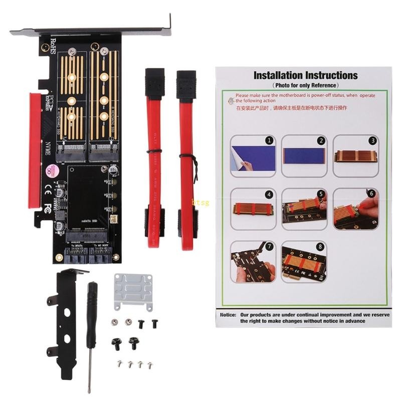 BT 3 in 1 PCIE to M2 Adapter SSD to PCI-E and SATA3 PCI-E 3 0 X16 to ...