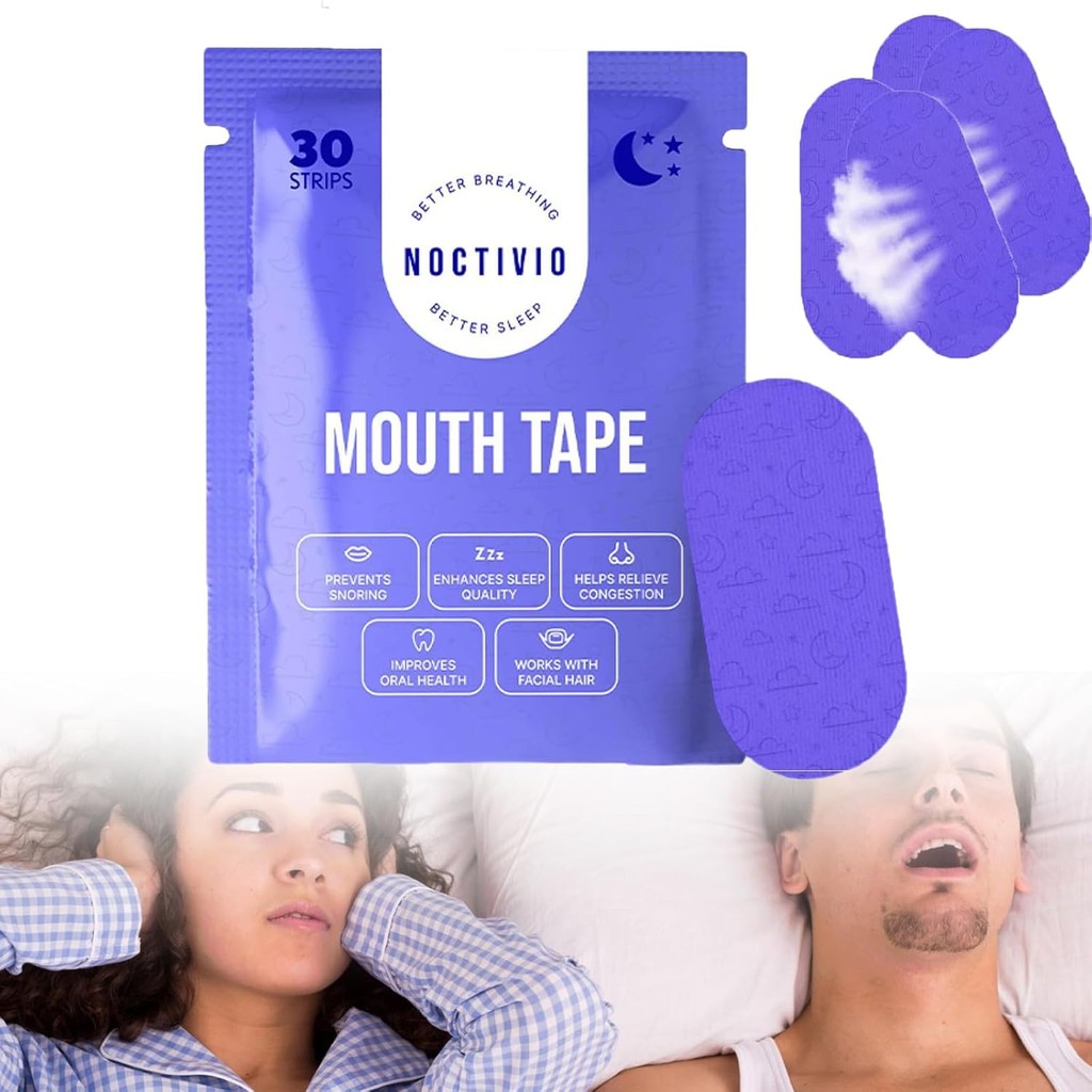 Noctivo Mouth Tape for Sleep Apnea, Noctivio Mouth Tape, Lavender Mouth ...