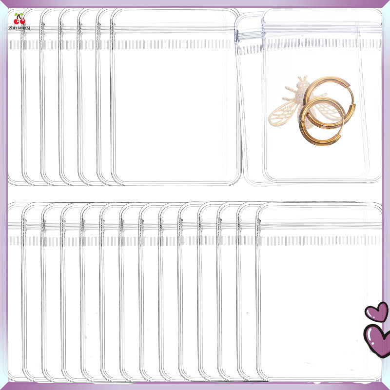 【Ready Stock】 Closure Pockets 200 Pcs Mini Baggie Vacuum Storage Bags ...