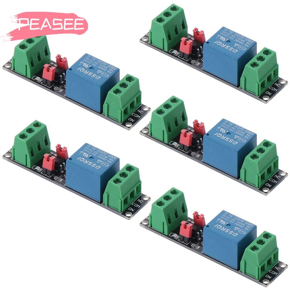 [PEASEE] 5pcs Relay Module, 3V Relay 1 Channel Relay Module, Level ...