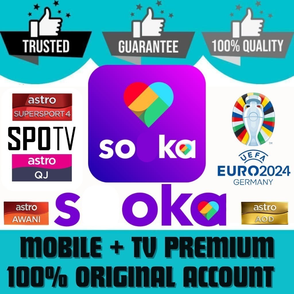SOOKA Premium Original Account Live Sport Entertainment PRO Plan TV ...