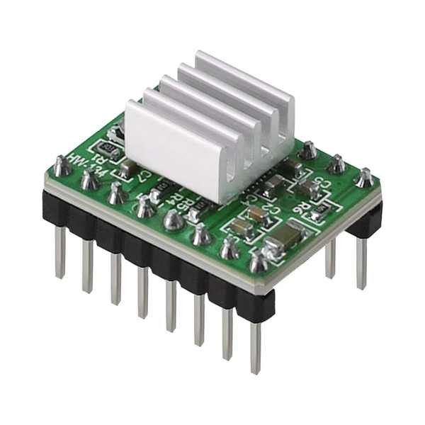 3d Printer Accessories Motor Driver A4988 Green with Radiator 2A ...