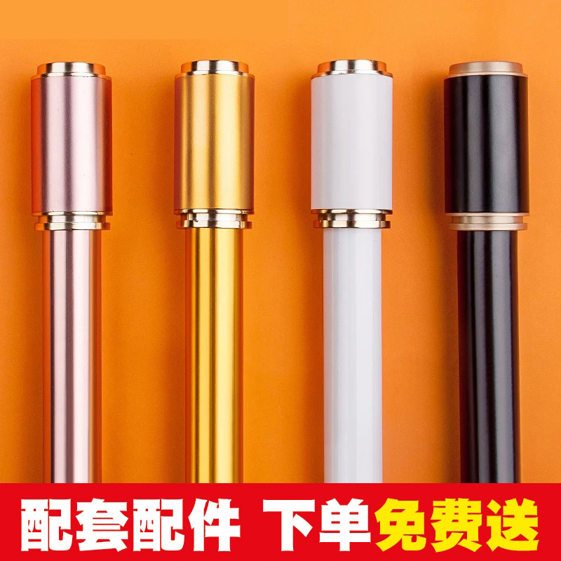 Bar Roman aloi aluminium tebal baru 2022, trek langsir, tiang tunggal ...