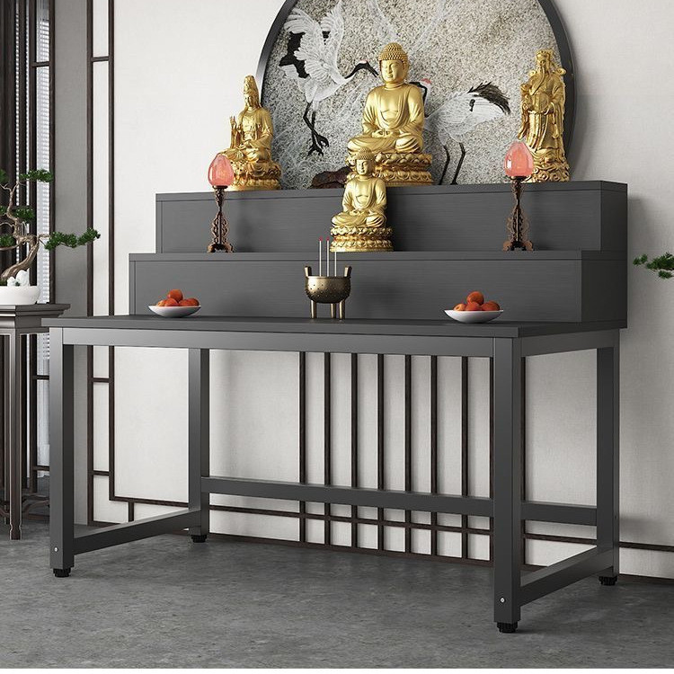 Tribute Table Tribute Table Three-Tier New Chinese Style Modern Family ...