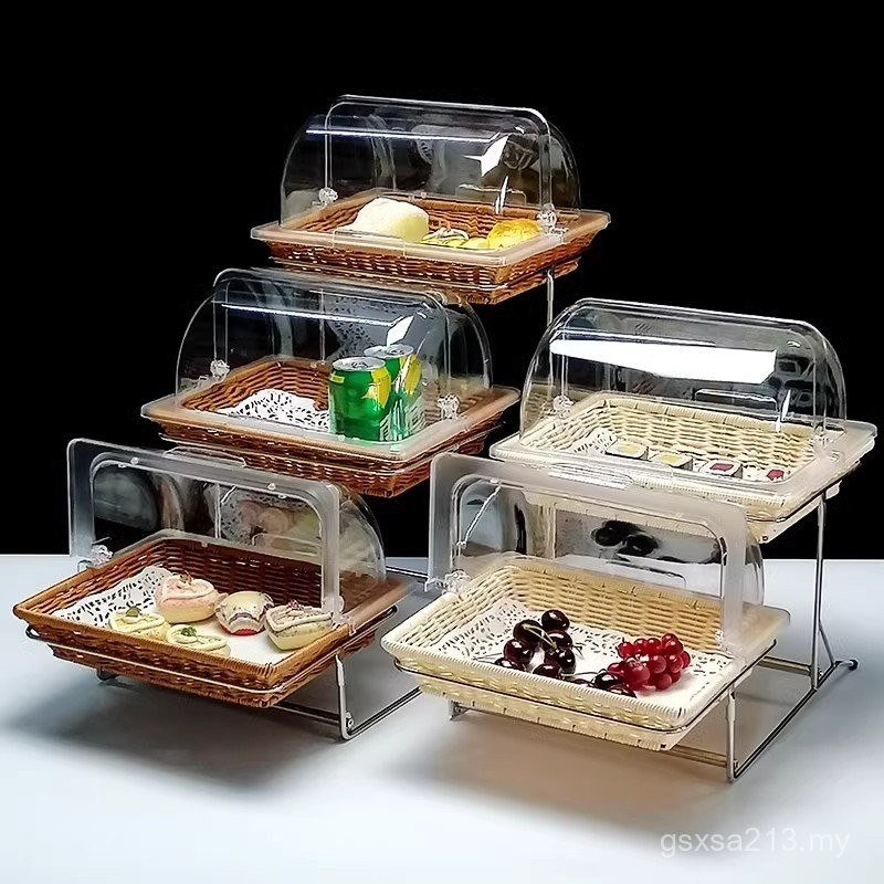 Hotel Commercial Three-Tier Bread Snack Restaurant Tableware with Lid ...
