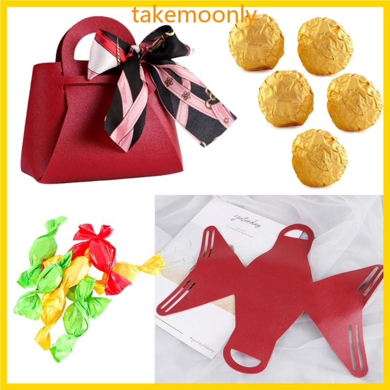 TAK 10 Pack Practical Leather Carry Case Small Packaging Handbag Small ...