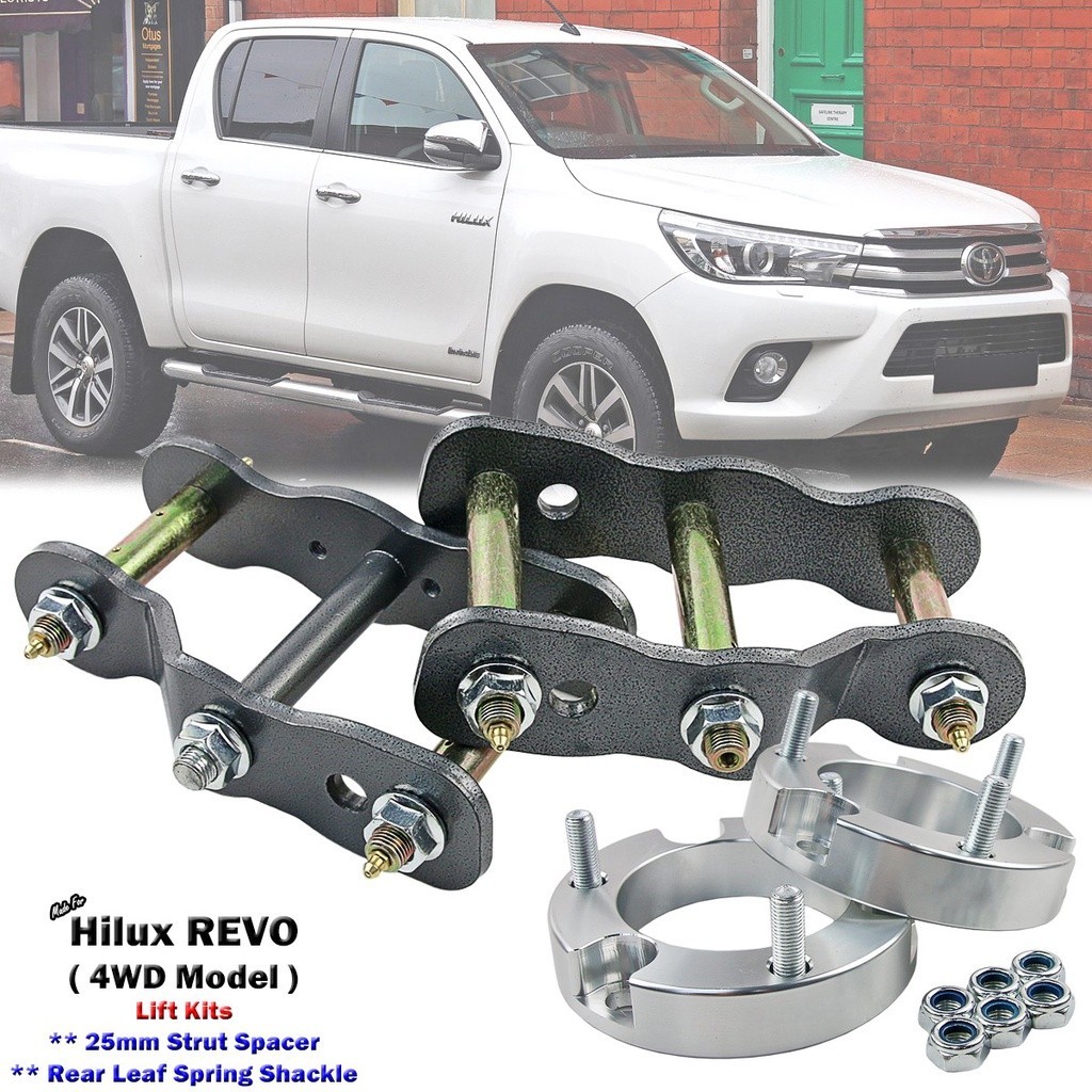 Front 1.5" Spacer Rear 2" Extended Shackle Lift Up Kit For Toyota Hilux ...