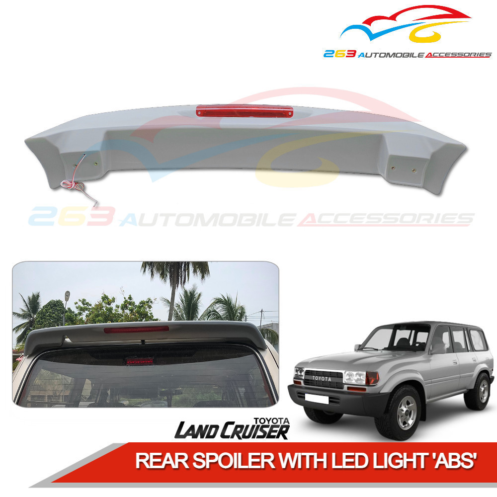 TOYOTA LAND CRUISER NINJA FJ80 REAR SPOILER WING WITH LED LIGHT 'ABS ...
