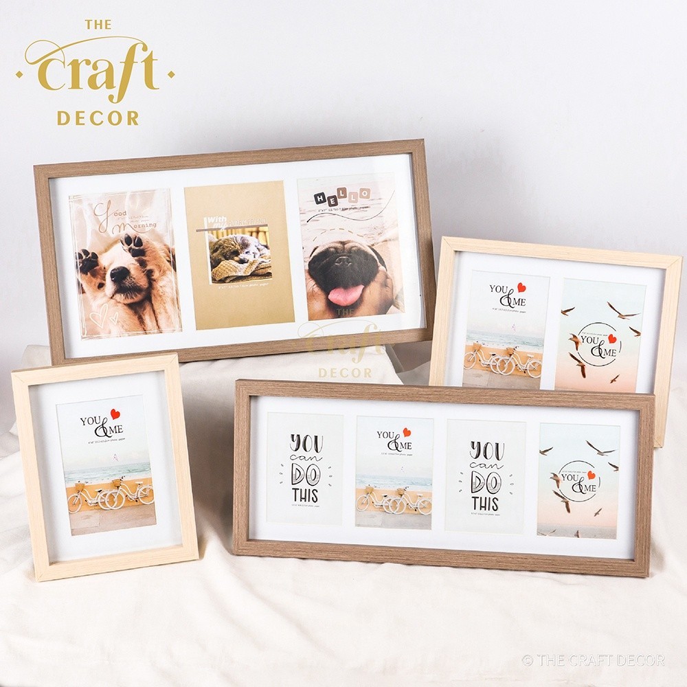 The Craft Decor Minimalist Collage Wooden Photo Frame | Home Decor ...