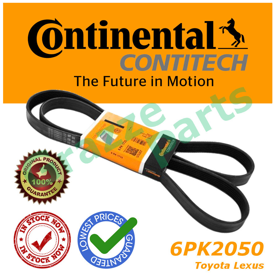 Continental Contitech Ribstar Rib Serpentine Fan Belt 6PK2050 for ...
