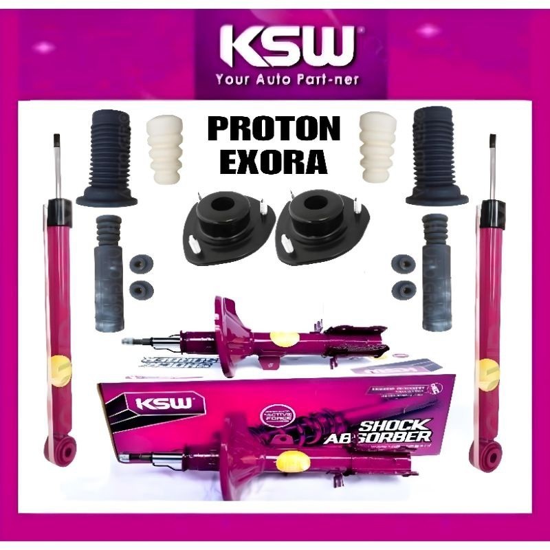 SK KSW PROTON EXORA ALL ABSORBER FRONT / REAR GAS HEAVY DUTY ORIGINAL KSW NEW SUSPENSION SHOCK ...