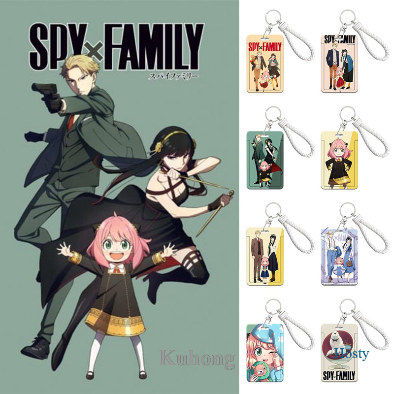 KUHONG Anime SPY X FAMILY Keychain Anya Yor Loid Forger Cute Keyrings ...