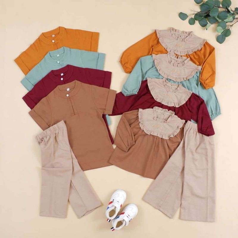 Adam and Eve Muslim Children's Outfits 2-12 Years | Shopee Malaysia