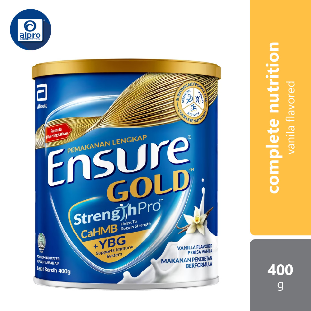 Abbott Ensure Gold Vanilla Ybg 400g | Shopee Malaysia