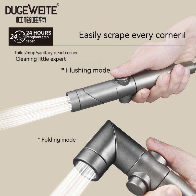 Toilet Flush Folding Spray Gun Faucet Women Washer Sprinkler Toilet ...