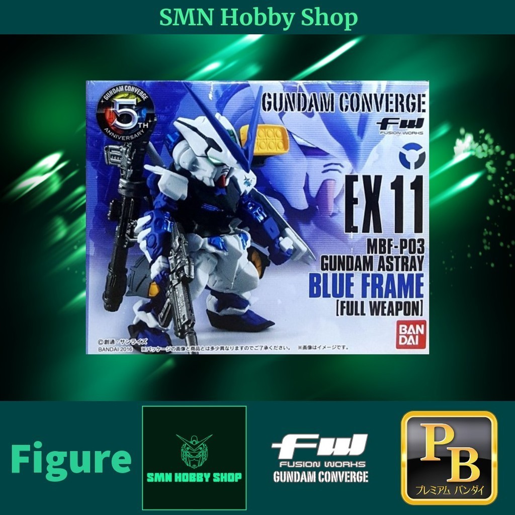 Figure Converge FW EX 11 MBF-P03 Gundam Astray Blue Frame Full Weapon [Mobile Suit Gundam SEED ...