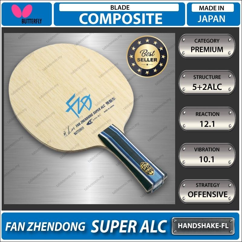 Butterfly FZD Fan Zhendong Super ALC Table Tennis Composite Carbon Blade Bat Paddle Racket Ping ...