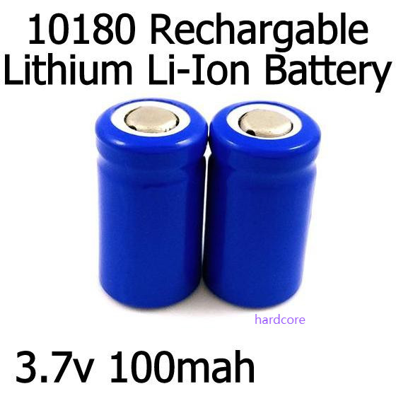 10180 Rechargable Lithium Li-Ion Battery 3.7v 100mah ～ mini Jetbeam ...
