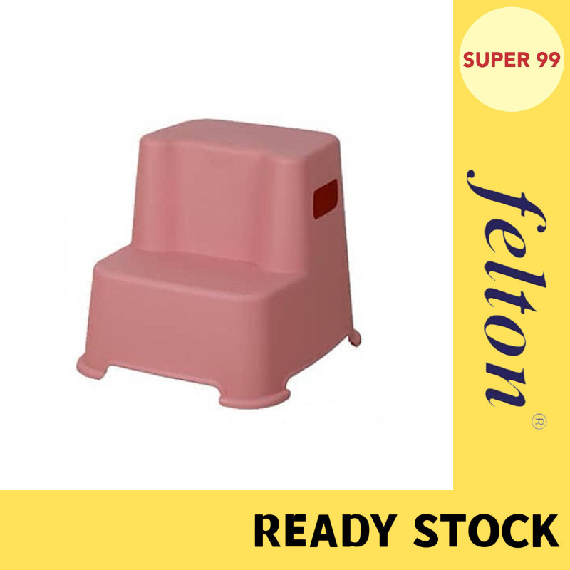 FELTON (2 Tier) Step Stool / Plastic Chair / Dining Chair / Ladder ...
