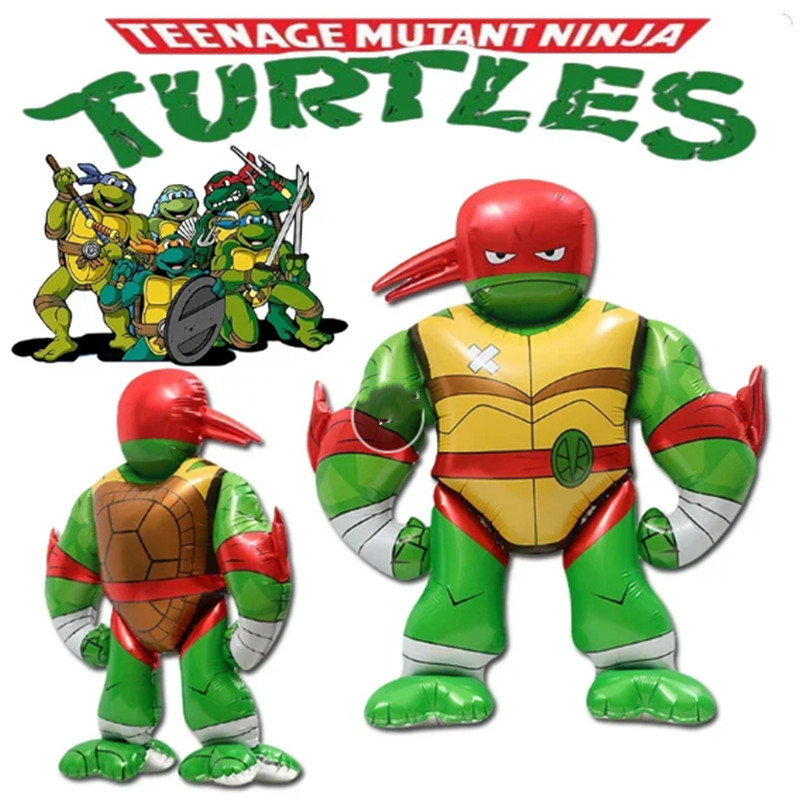 New Teenage Mutant Ninja Turtles Giant Foil Balloon TMNT 4D Balloon ...