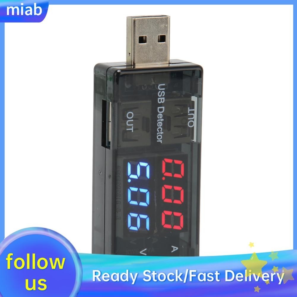 Maib USB Voltage Meter High Accuracy 1 in 2 Out Dual Tester Portable ...