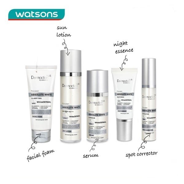 DERMA by Watsons Dermaction+ by Watsons Absolute White Cleanser / Night ...