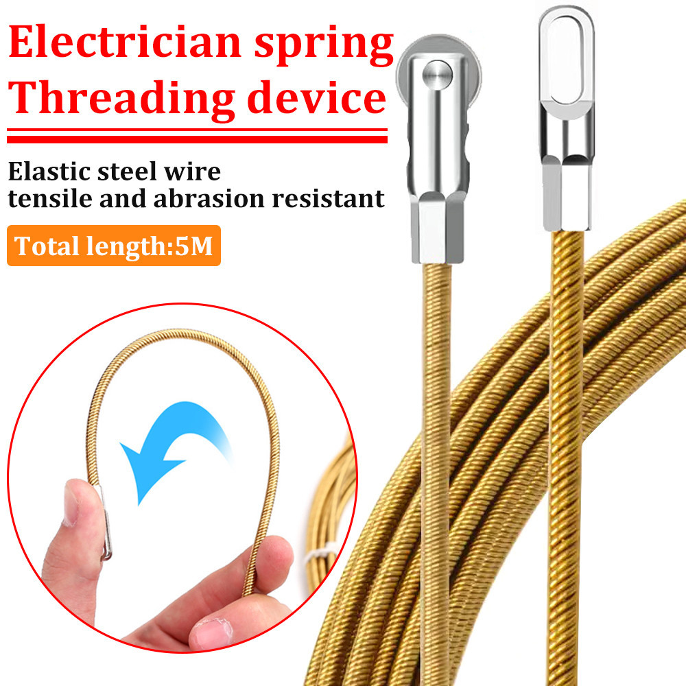 VOKTTA Universal Wire Threading Device 5/10m Spring High Elasticity ...