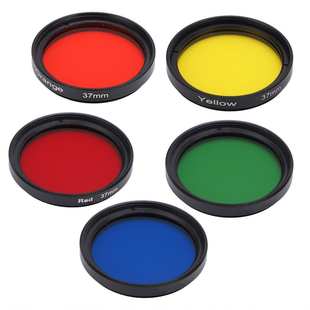 Bamaxis 37mm Full Color Lens Filter Waterproof Kit for SLR Camera ...