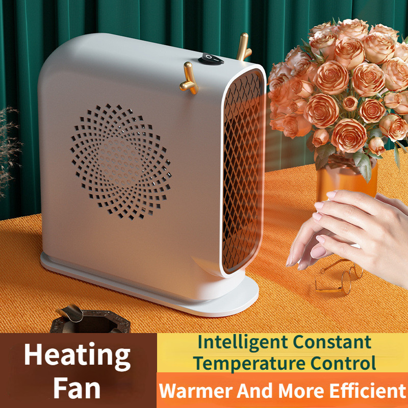 500W Constant Temperature Desktop Electric Heater Office Space Air ...