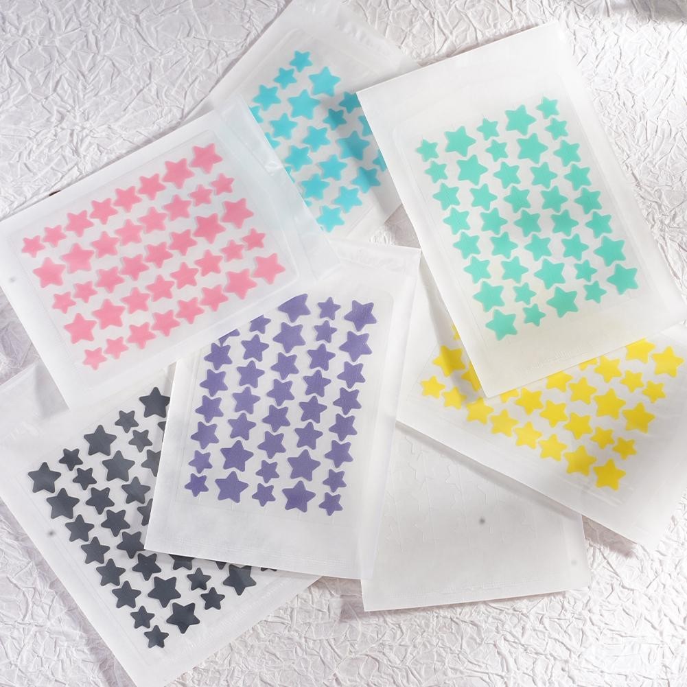 40pcs/sheet Acne Patch PE Colorful Star Shaped Covering Acne Pimple Patches | Shopee Malaysia