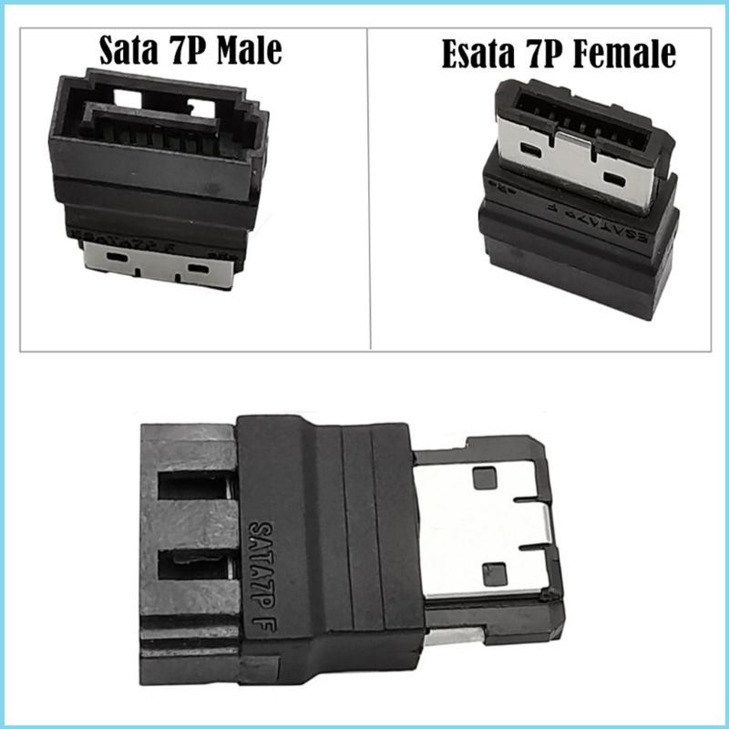RUN Upgraded 7P Female eSATA to Male Connector Faster Data Transfer ...