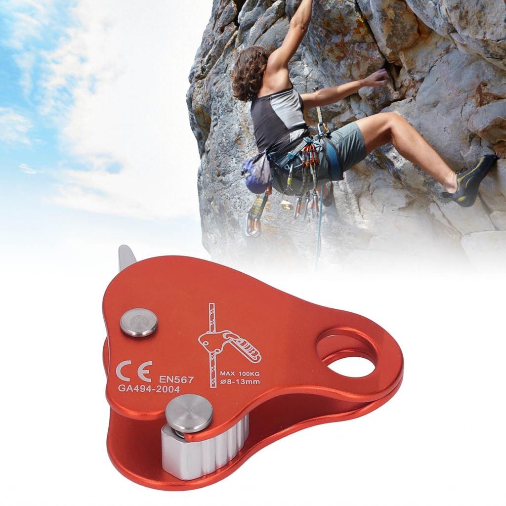 Jingcc VGEBY Climbing Rope Grab Grip Clamp Self Braking Ascender Fall ...