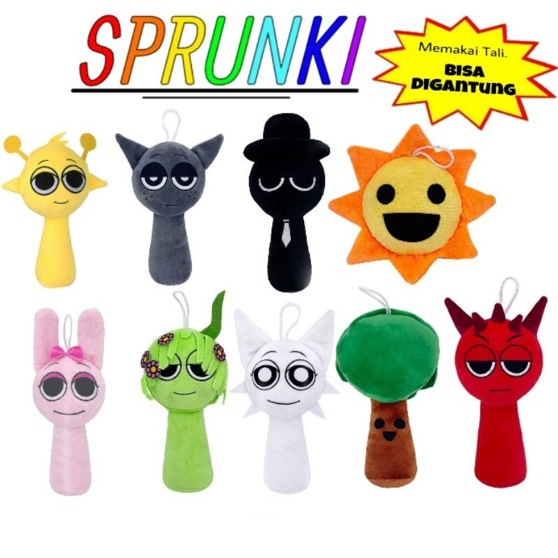 Sprunki incredibox Doll Sprunki Wenda Pinki Tunner Simon 40cm soft and ...