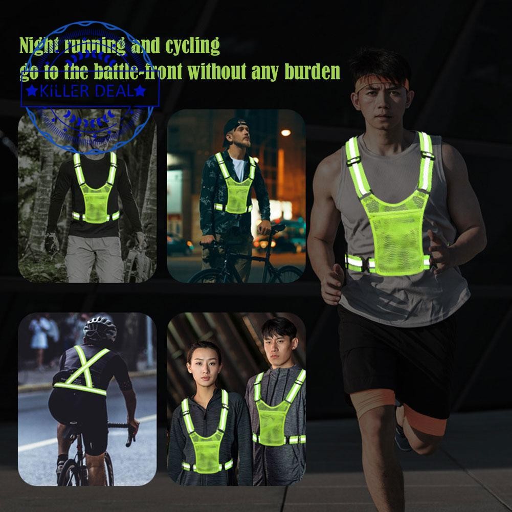 MAELOVE2 Reflectorized Vest Reflective Vest Security Vest Safety Vest ...