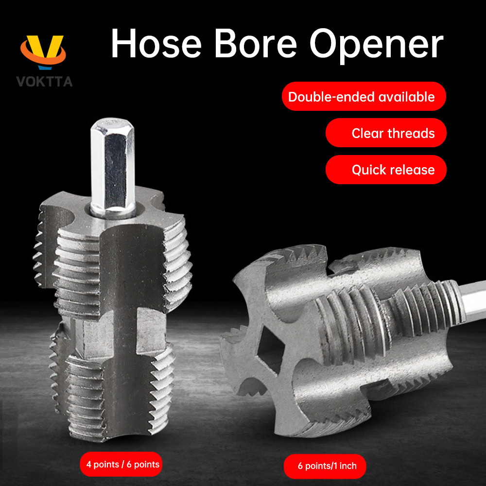 Voktta PVC Plastic Pipe Thread Tap Hand Electric Drills Hand Tools 4 ...
