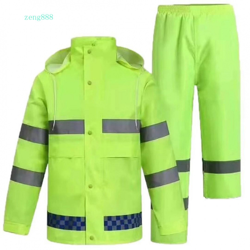 Reflective raincoat and rain pants/fluorescent raincoat/motorcycle ...