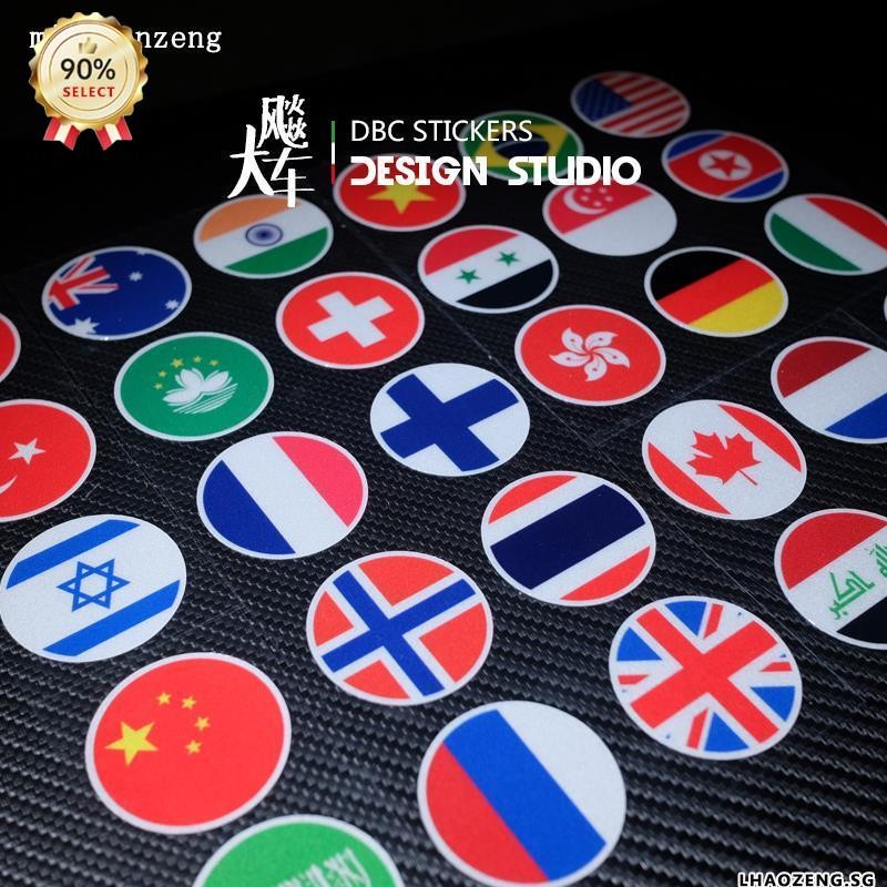 New Product Chinese Flag Car Sticker Motorcycle Sticker Car Luggage ...