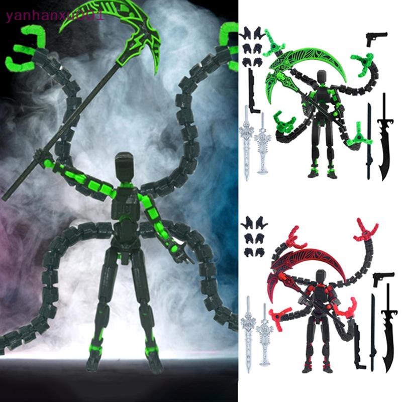 [YAN] Titan 13 Action Figure 3D Printed T13 Multi-Jointed Movable Robot ...
