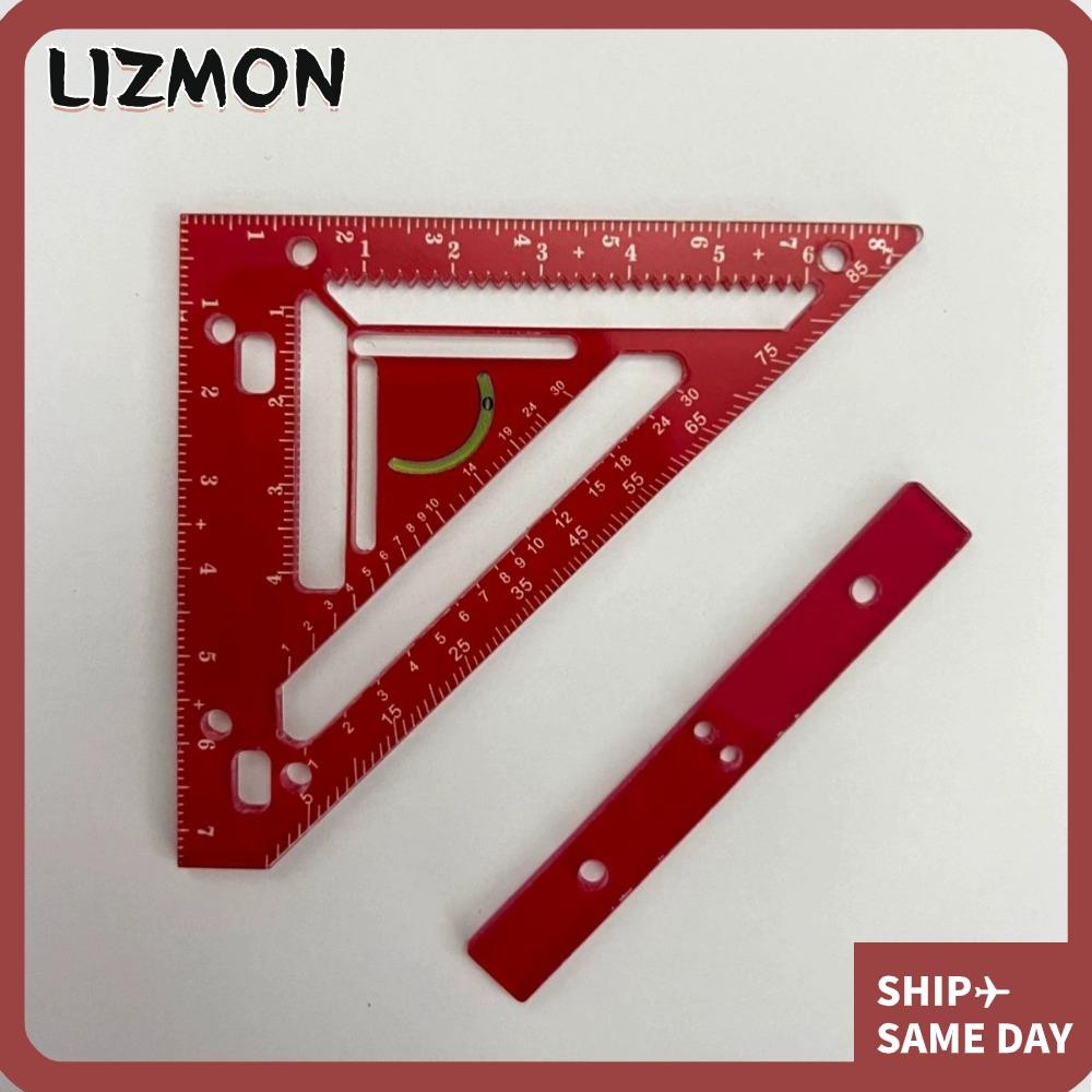 LIZMON Triangle Gauges Measuring Ruler, Square Rule Aluminum Alloy ...