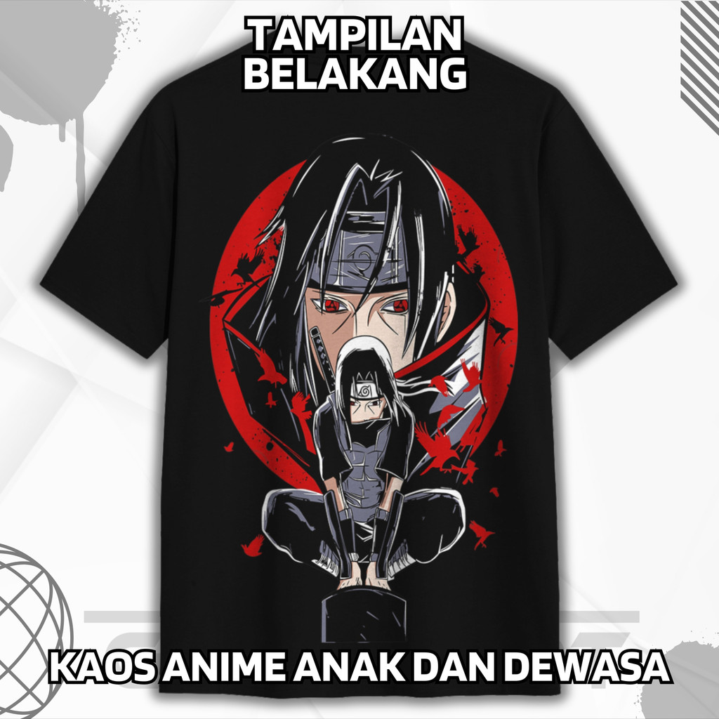 KATUN Anime NARUTO SHIPUDEN T-SHIRT - ITACHI UCHIHA BRAND GOOBIIDOT ...