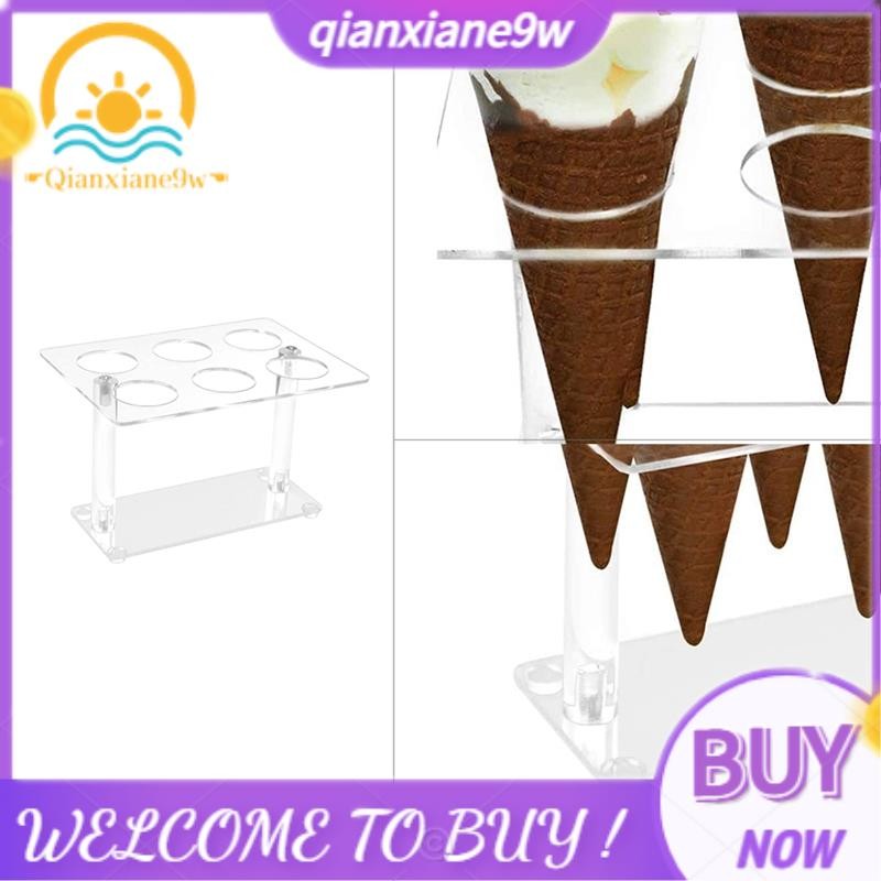 Cone Holder, Clear Acrylic Ice Cream Cone Holder, Cone Display Stand ...