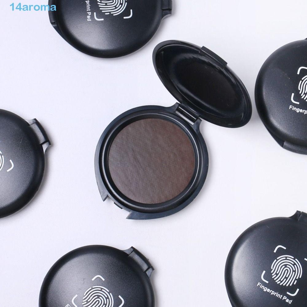 AROMA Thumbprint Ink Pad Anti-Fake Business Contract Portable 3 Color ...