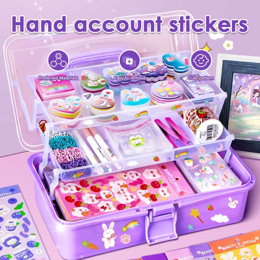 Goo Card Sticker Full Set Cream Glue Cuckoo Material Sticker DIY Hand ...