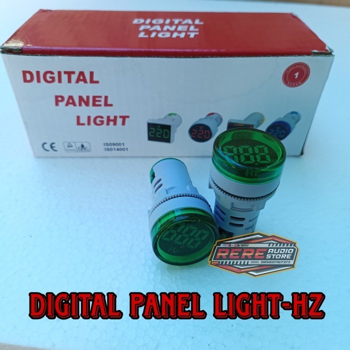 Pilot Light 22mm Frequency Indicator HZ Meter Digital LED Display ...