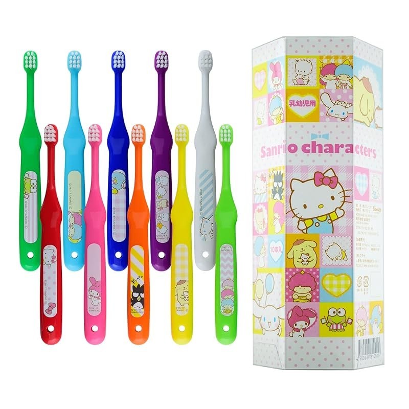 Dental Sanrio Characters Toothbrush Set, for infants and toddlers ...