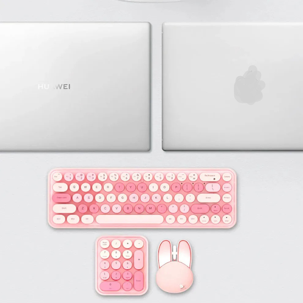 Mofii 3 In 1 Wireless Keyboard and Mouse 2.4G Keyboard and Mouse Kit ...