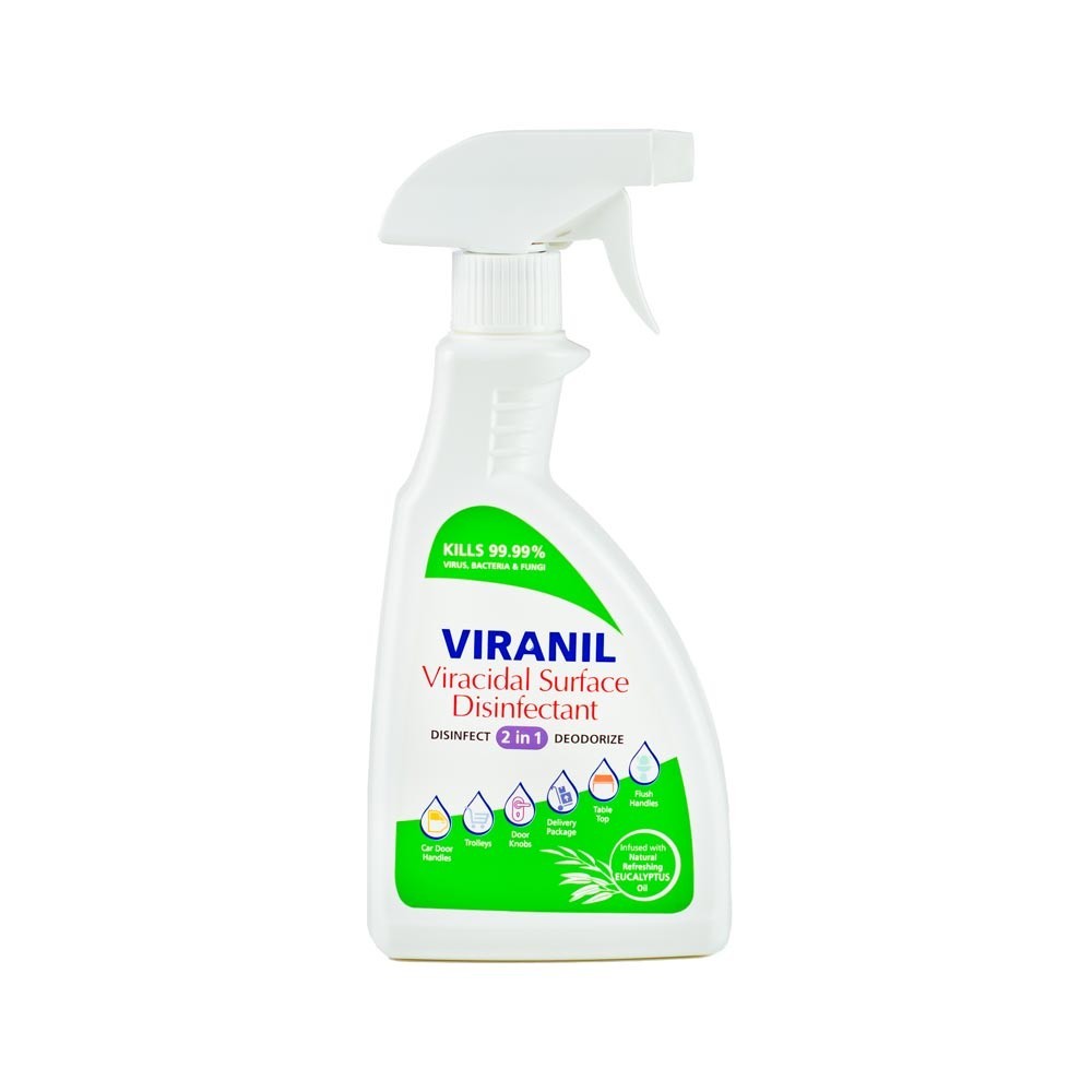 Viranil Disinfectant Spray 500ml - (EXP:05/2024) Kill 99.99 % of ...