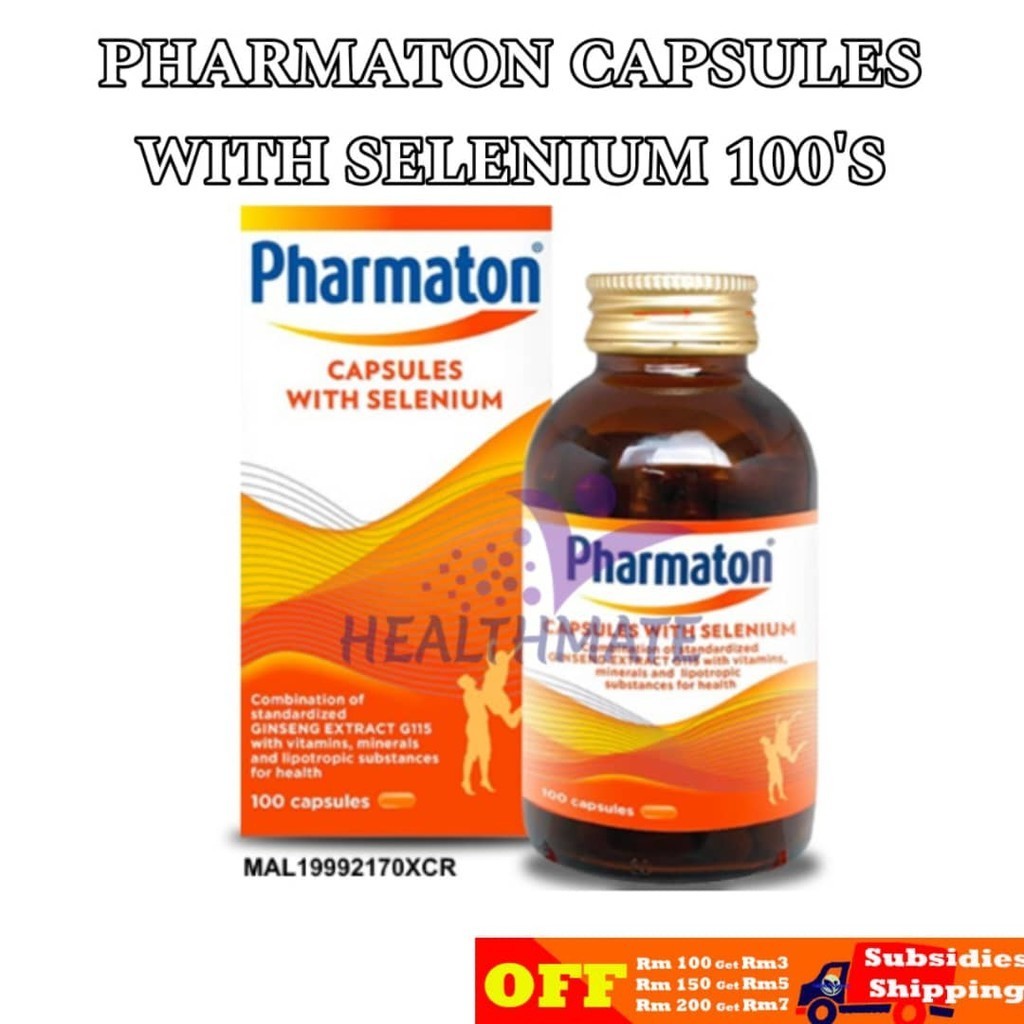 [EXP2/26] Pharmaton Capsules with Selenium (100's) | Shopee Malaysia