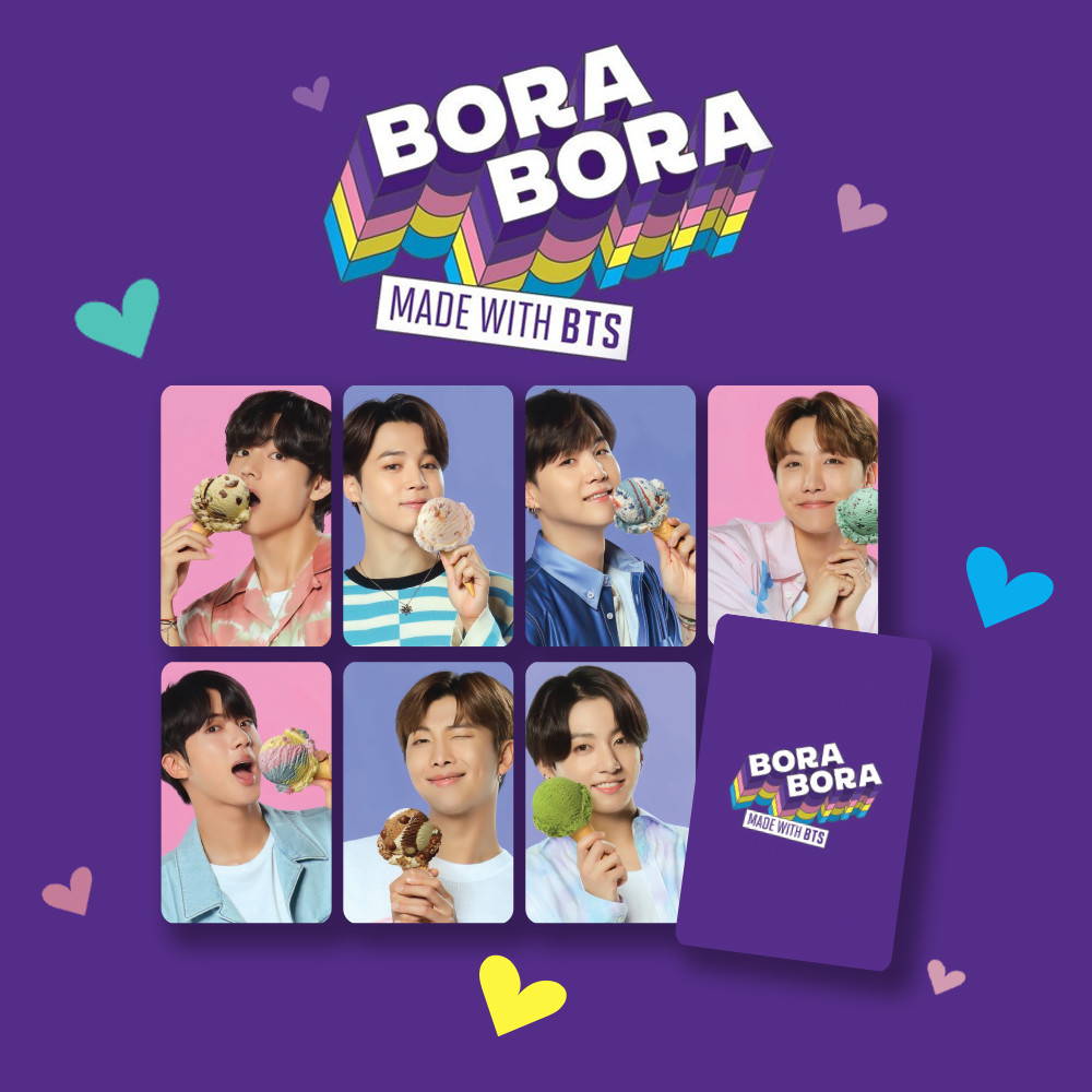 (2-Sided) Bts - Bora Bora Fanmade Photocard | Shopee Malaysia