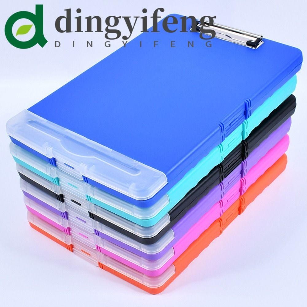 DINGYIFENG Clipboard File Box Case Stationery Plastic File Organizer ...